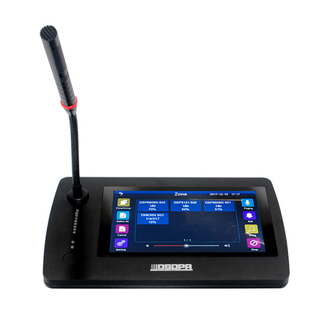 DSP9101 IP Remote Paging Station